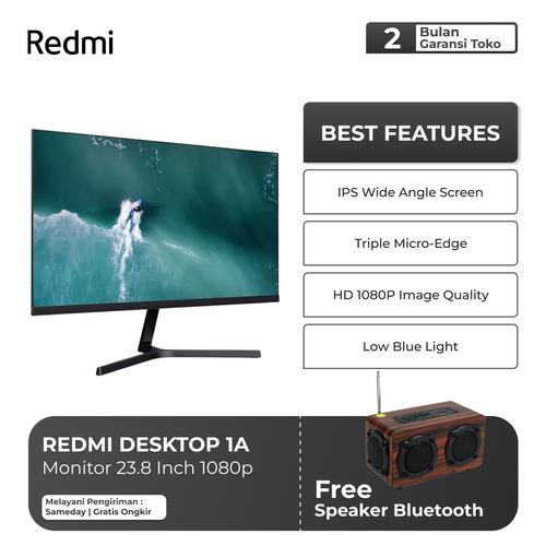 Jual Xiaomi Redmi 1A Desktop Monitor 23.8 Inch 1080p IPS 60 Hz - Unit ...