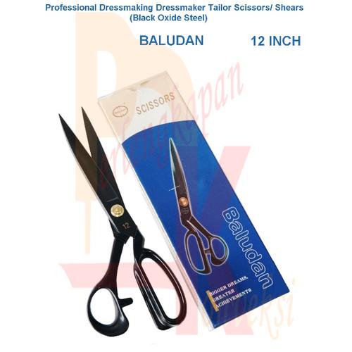 Jual Gunting Kain Bahan Tailor Scissor Shear Baludan 12" - 12 Inch ...