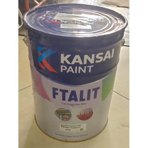 Jual CAT BESI KAYU FTALIT KF-312 BRIGHT YELLOW-PAIL 20KG - Kota Bekasi ...