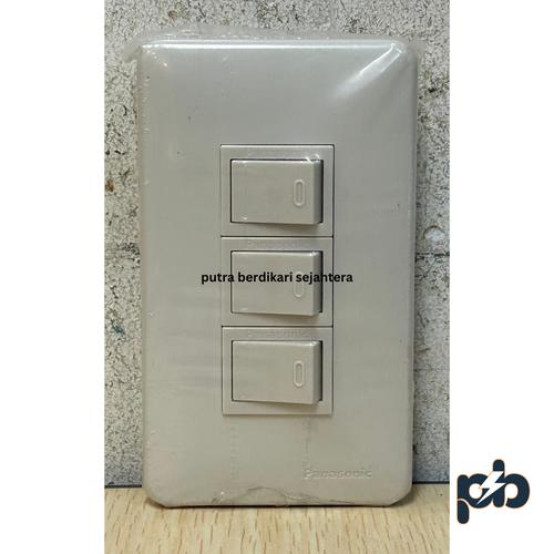Jual Grid Switch 3 Mata Panasonic / Grid Switch Panasonic + Inbow Dus ...