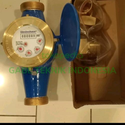 Jual Water Meter Westechaus Size 2 Inch DN 50mm Drat / Meteran Air ...