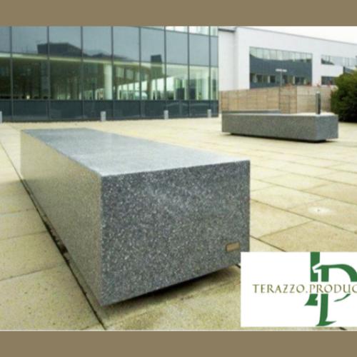 Jual Bangku Terazzo Taman balok hitam natural - Kota Depok ...