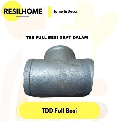 Jual TDD Full Besi 2 Inch Tee Drat Dalam Fitting Pipa Saluran Air 3 ...