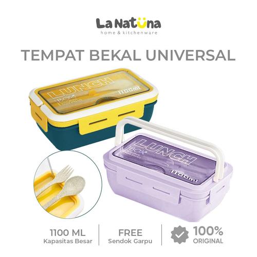 Promo Lunch box Kotak Makan 1100ml BPA Free Tempat Makan Sekolah Kantor ...