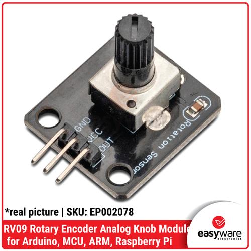 Jual Rotary Potentiometer Analog Knob Module Rv09 Rotary Encoder Arduino Kota Bandung