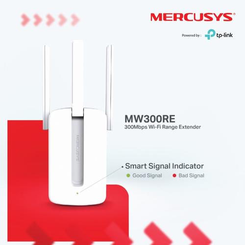 Jual MERCUSYS MW300RE 300MBPS SIGNAL AMPLIFIER WiFi REPEATER RANGE ...