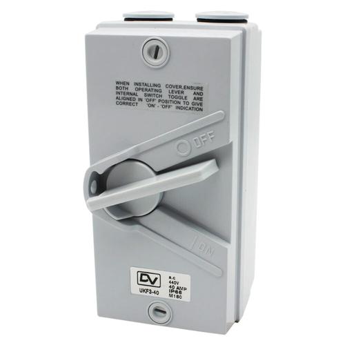 Jual ISOLATOR SWITCH ON-OFF 3Pole (3Phase) 40A / ISW-340 - Jakarta ...