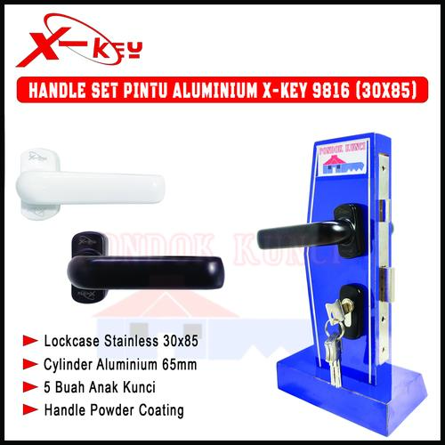 Promo Kunci Pintu Satu Set Handle Set Gagang Pintu Swing Aluminium XKey ...