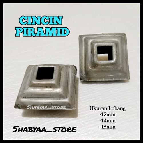 Jual Cincin Piramid Besi Nako Virkan Ornamen Aksesoris Pagar Besi ...