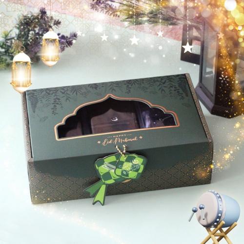 Jual Kardus idul fitri 3 toples 350 gr dus parcel lebaran box hampers ...