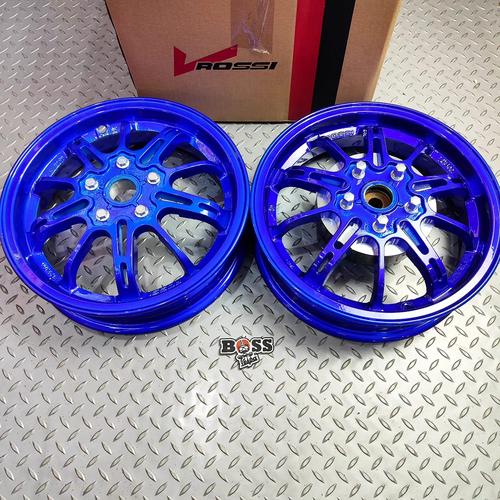 Promo Velg VROSSI Venom Blue Front & Rear Vespa Sprint Primavera S LX ...