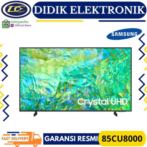 Promo SAMSUNG 85CU8000 SMART TV 85 INCH CRYSTAL UHD 4K SLIM DESIGN ...