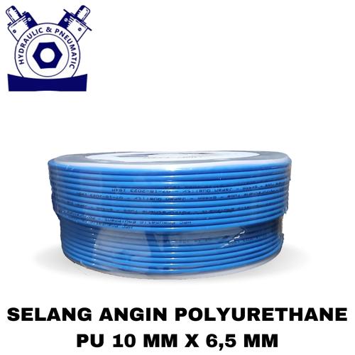 Jual Selang Angin PU 10mm 1 Roll 100 meter OD10XID6,5 Pneumatic - Hitam ...