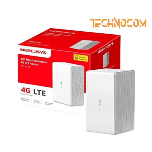 Jual Router Mercusys MB110-4G 300 Mbps Wireless n 4G Lte - MB110 4G ...