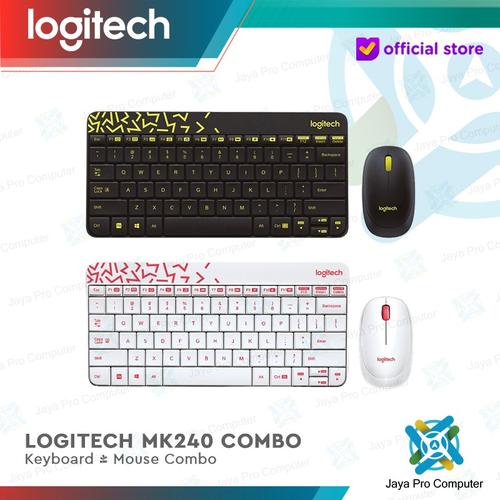 Jual Logitech MK240 Combo Wireless Keyboard & Mouse - Hitam - Jakarta Pusat - Jaya Pro Computer ...