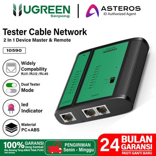 Jual UGREEN Lan Tester Cable Tester Alat Penguji Kabel RJ45 RJ11 ...