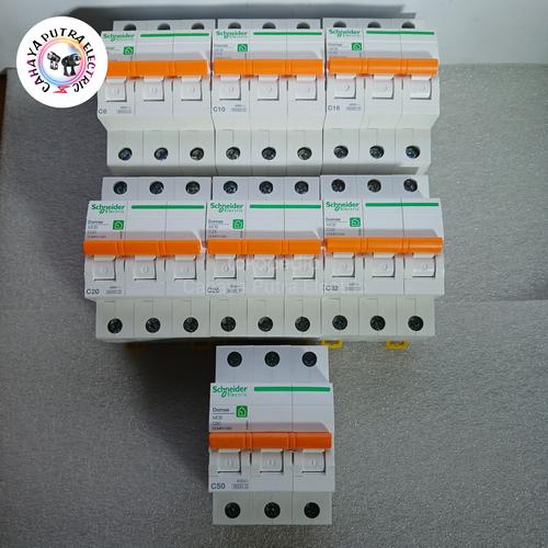 Jual Mcb domae schneider 3 phase 6A/10A/16A/20A/25A/32A/40A/50A - 6A - Kab. Sleman - Cahaya ...