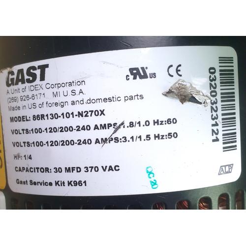 Jual VACUUM PUMP GAST Reciprocating Vacuum Pump 86R - Kota Bekasi ...