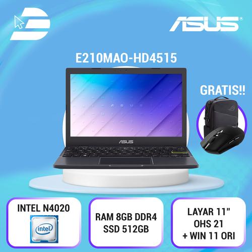 Jual Asus E210MAO-HD4515 Peacock Blue/Intel N4020/8GB/512GB SSD/11.6 ...