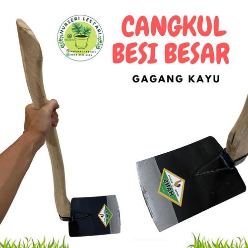 Jual Miliki Cangkul Besi Besar Gagang Kayu Kualitas Bagus - Jakarta ...