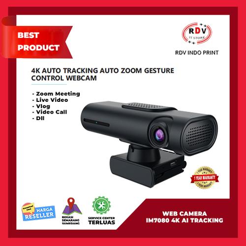 Jual WEB CAMERA IM7080 4K AI TRACKING UNTUK LIVE - Kab. Sumedang - cv ...