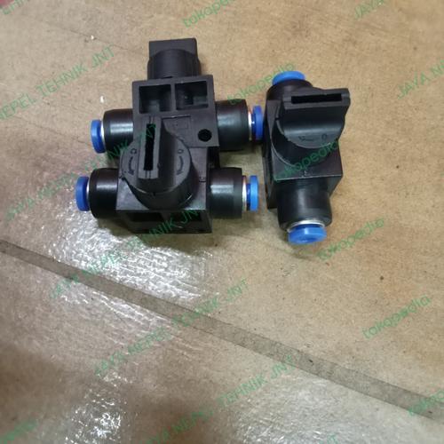Jual Fitting pneumatic HVFF stonp kran Valve pneumatic tube 4mm ...