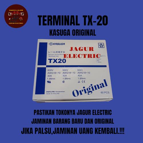 Jual TX20/TX-20 Terminal Block Kasuga Original isi 60 pcs - Jakarta ...