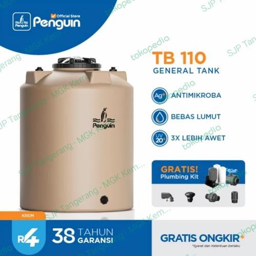 Jual PENAMPUNGAN AIR / TOREN AIR / TANDON AIR 1050 L PENGUIN TB 110 - KREAM - Jakarta Pusat ...