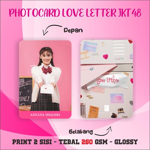 Jual Photocard NEW JKT48 LOVE LETTER Unofficial PhotoCard Kartu ...