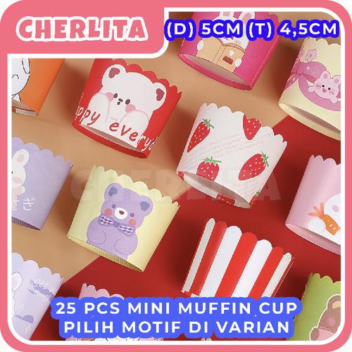 Jual Kertas Kue Cupcake Mini Muffin Cup Dino Unicorn Zoo Paper Cup Case ...