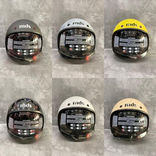 Jual HELM MDS MAGNUM || MDS RETRO || MDS BOGO - WHITE GLOSSY, XL ...