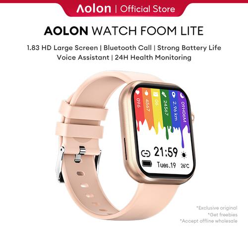 Promo Aolon New Smart Watch IP68 Jam Tangan Calculator Custom Wallpaper ...