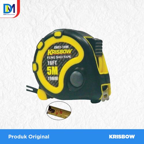 Jual Meteran Krisbow Original Fengshui 5m Measuring Tape LRFMT1 Produk ...