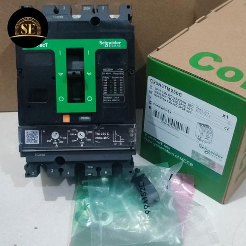 Jual MCCB / BREAKER SCHNEIDER NSX250N 3P 250A 3phase LV431830 50ka ...
