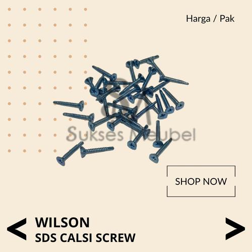 Jual SDS CALSI SCREW 6 MM WILSON = 1 PAK / SEKRUP SDS KALSIBOARD 6MM ...