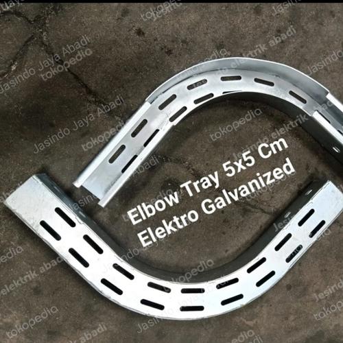Jual elbow tray / horizontal elbow 50 x 50 mm Electro Galvanis ...
