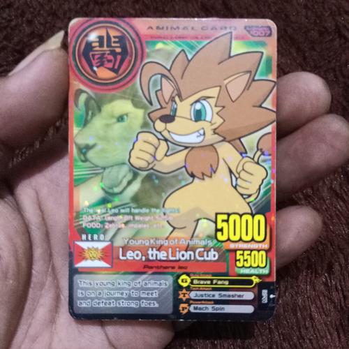 Jual Kartu Animal Kaiser Leo, The Lion Cub Kartu Promo/ Rare - Kab ...