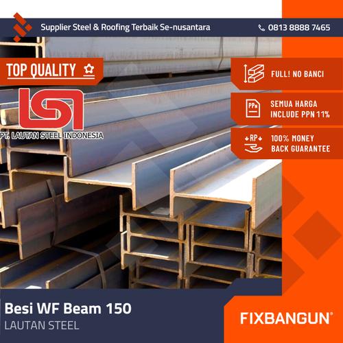 Jual Besi WF Beam / IWF / Wide Flange 150 x 75 Pj. 6m / 12m LS SNI ...