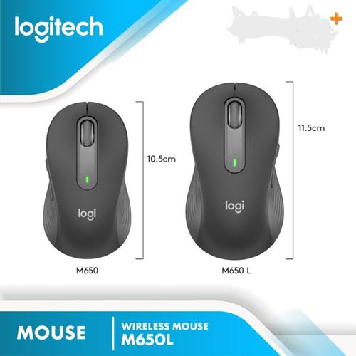 Jual Logitech Signature M650L / M 650 L Wireless Mouse - Hitam [114405 ...