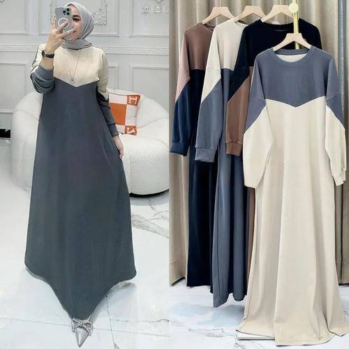 Jual Dress Viral 2024 Terbaru Wilona Dres Baju Wanita Kekinian Model ...