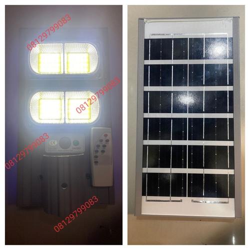 Jual lampu led street light pju jalan solar panel surya aio 200 300 500 wat - HTT 300 WATT ...