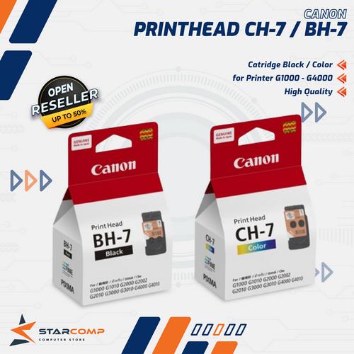 Jual Printhead Cartridge BH-7 BH7 Black CH-7 CH7 Color Canon G1000 ...