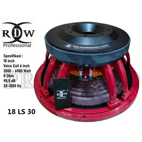 Jual Speaker Komponen RDW 18 LS 30 / 18 LS30 / 18LS30 - 18 inch Carbon - Kota Medan - Proaudio ...