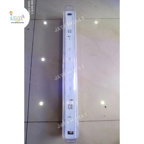 Jual Kap TL LED 1x18 Waterproof 60 CM IP65 Set + Lampu T8 LED - 8 Watt ...