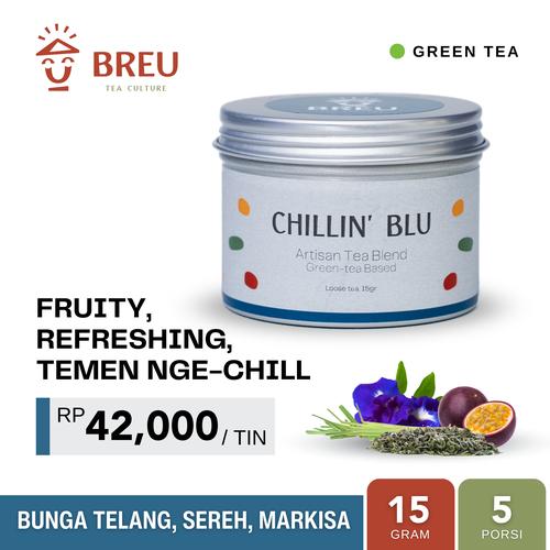 Jual Chillin’ Blu | BREU | Teh Bunga Telang, Sereh, Markisa | 15gr Tin ...