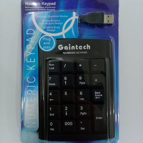 Jual KEYBOARD NUMERIC USB GAINTECH / Keyboard Numerik - Kota Semarang ...