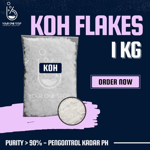Jual KOH 1 Kg Bentuk Flakes - Pengatur PH dan Pembuatan Sabun - Jakarta ...