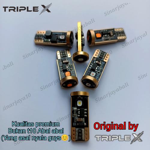Jual lampu t10 led senja kota sein kabin motor mobil premium chip triple x - Kab. Jembrana ...
