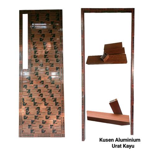 Jual kusen aluminium urat kayu Pintu - Kab. Tangerang - Bryan Mandiri ...