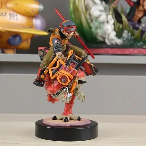Jual Dragon Ball Son Goku Riding Dinosaur Dragon Excellent Display ...